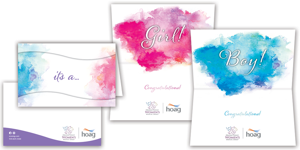 Gender Reveal Cards